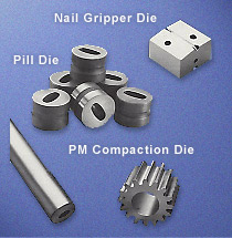 Titanium Carbide Applications including blades, tools and dies